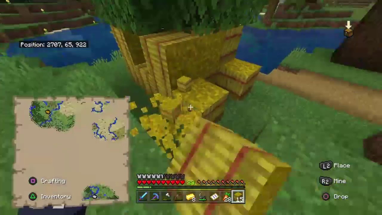 Minecraft live ps4 Nether Update survival - YouTube