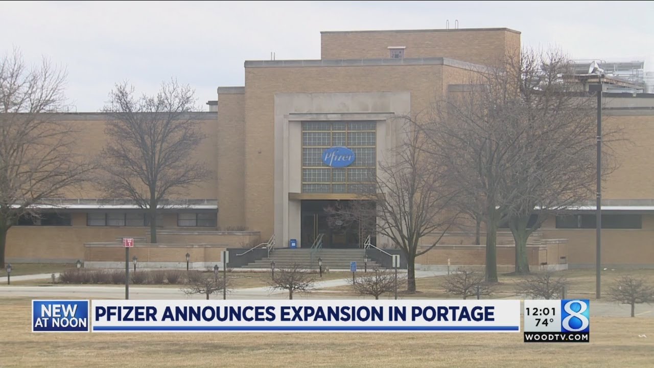 State incentives approved for Pfizer expansion in Portage - YouTube