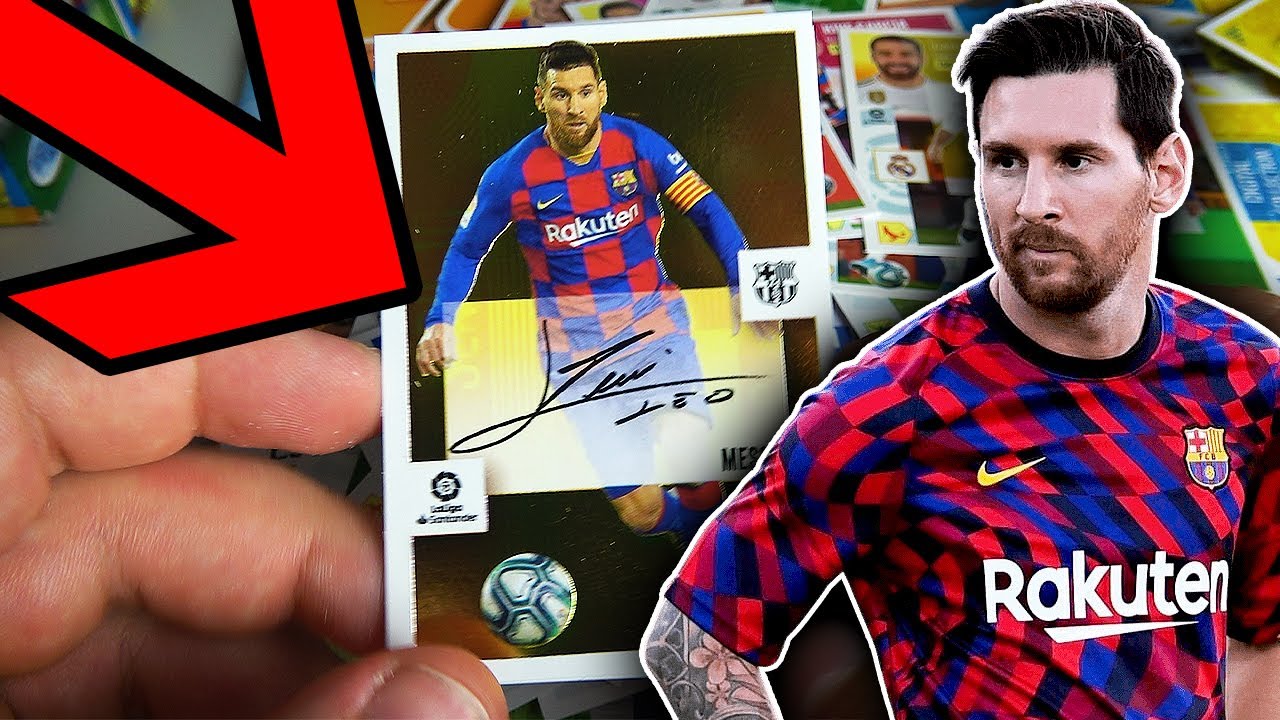 LIONEL MESSI AUTOGRAMM! | Panini LaLiga Sticker 2020/2021 - YouTube