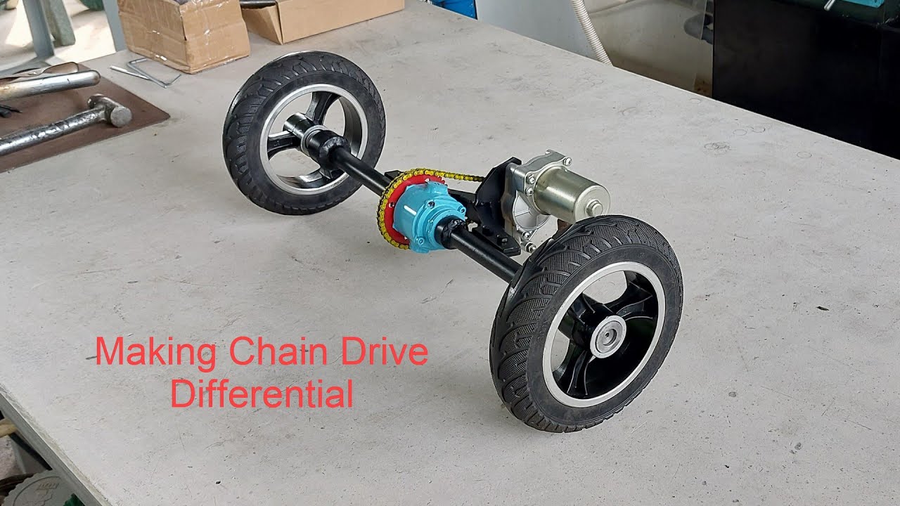 tự chế vi sai truyền động xích (Making Chain Drive Differential) - YouTube