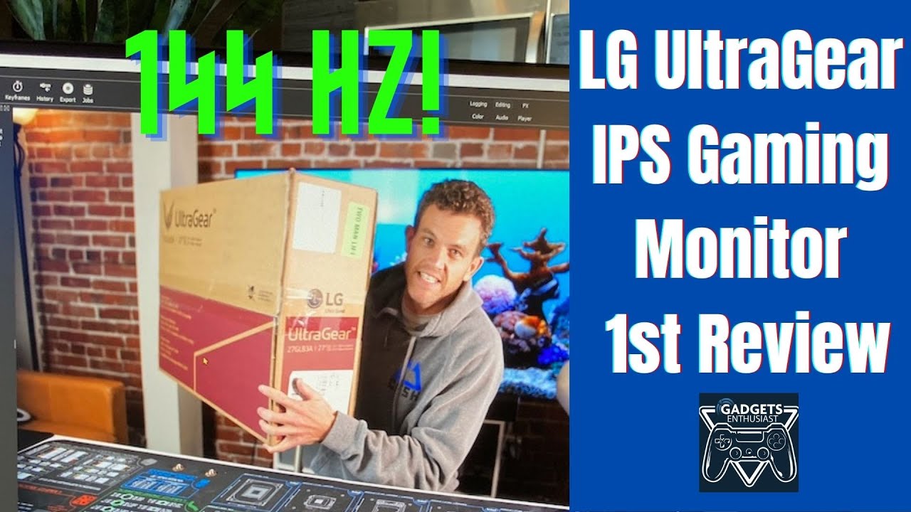 LG UltraGear IPS Gaming Monitor - Playing Overwatch on 144 Hz and 1440p ...