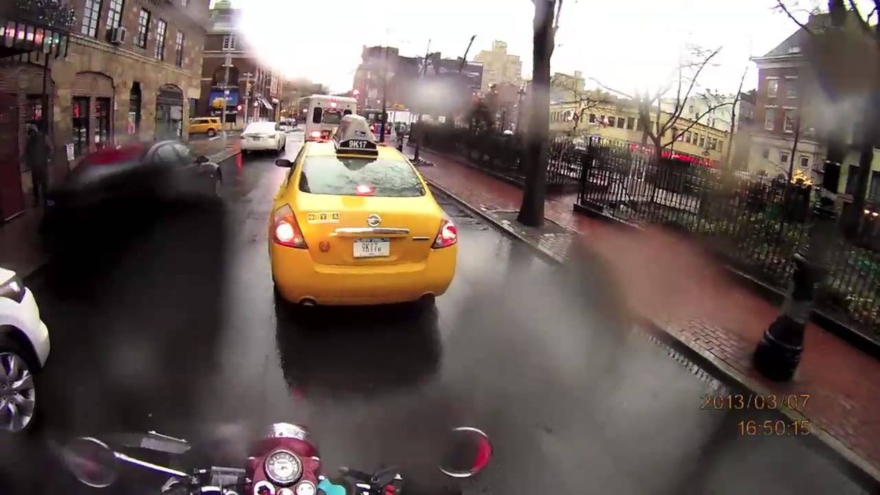 Rich Rides NYC: Riding in the Rain, March 7, 2013 - YouTube