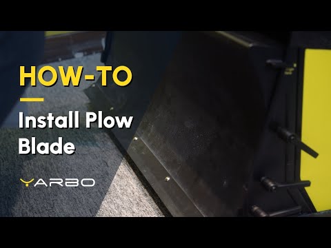 How-to: Install Plow Blade - YouTube