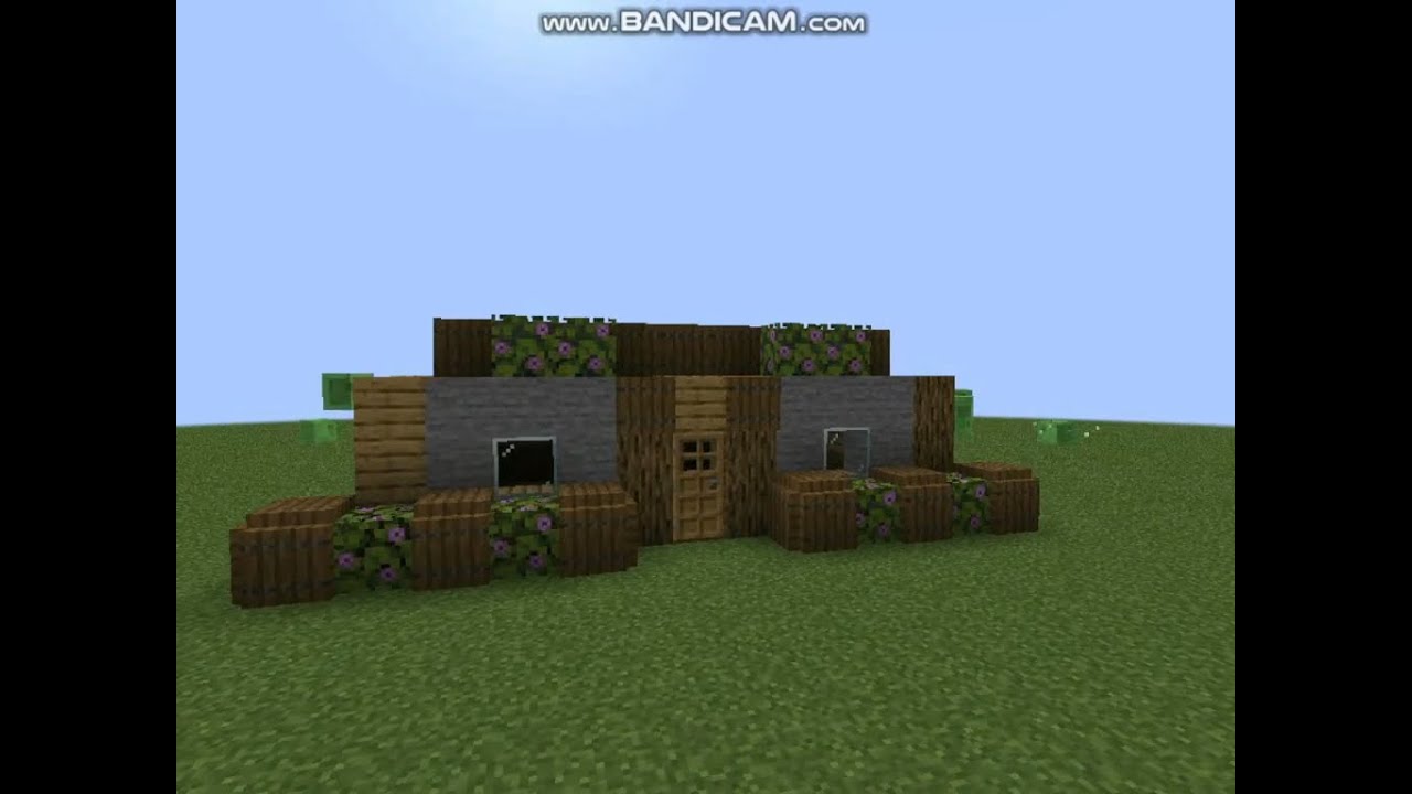⚒️ Minecraft: How to build simple wooden and stone house for survival ...