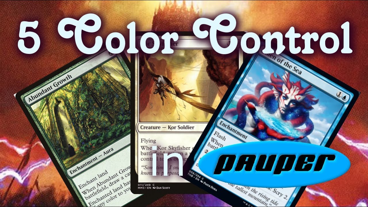 #MTG 5 Color Enchantment Control(Post Astrolabe Ban) #Pauper #MTGO # ...