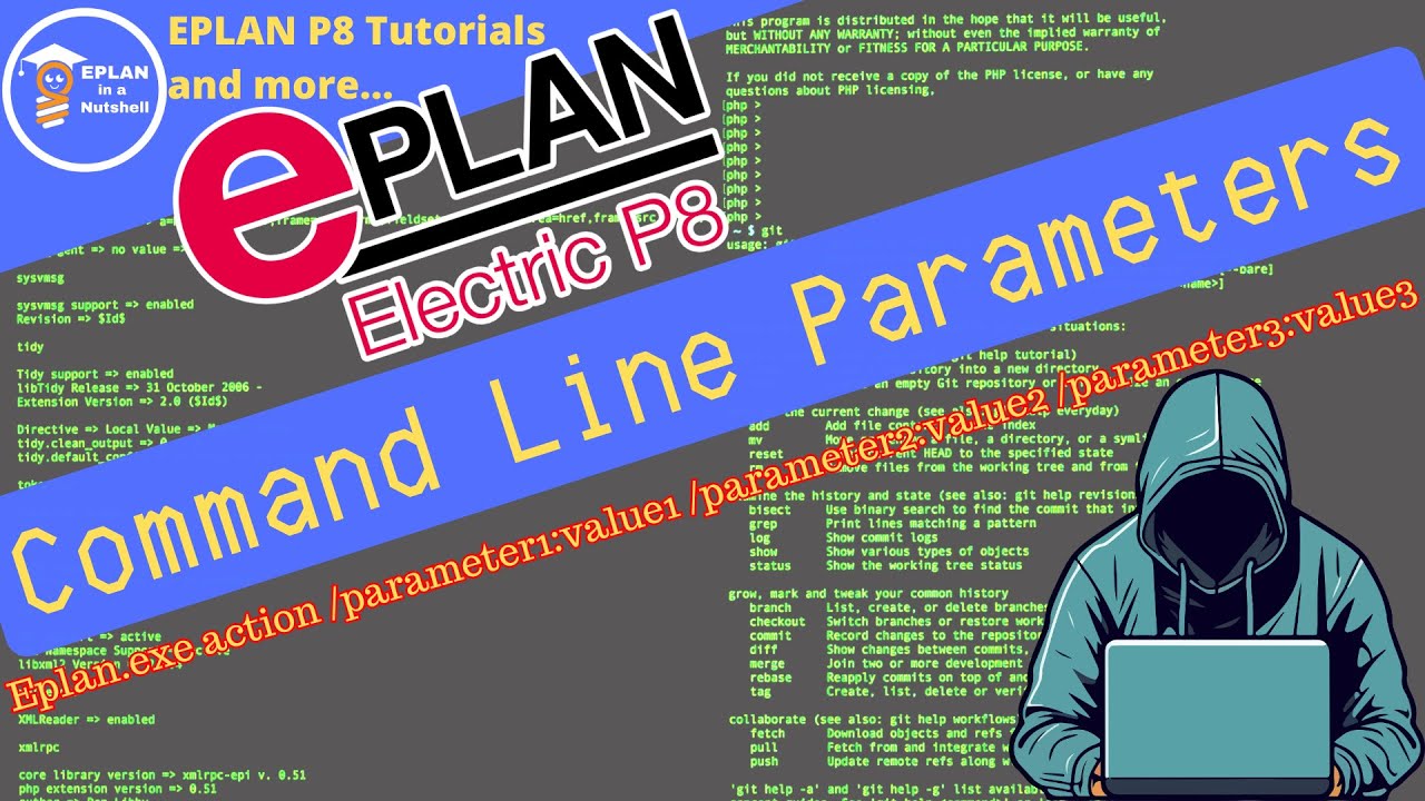 EPLAN Command Line Parameters. 🚀 More efficiency while open EPLAN - YouTube