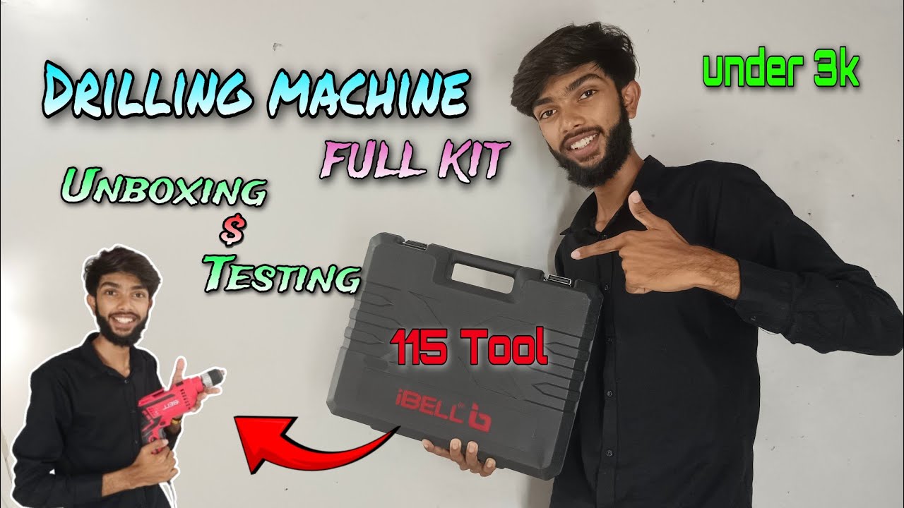 Unboxing and testing of best power tool.iBELL TD13-100 650w ...