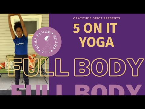 FULL BODY FLOW | 5 MINUTE YOGA | GRATITUDE GRIOT | Black Yoga Instructor