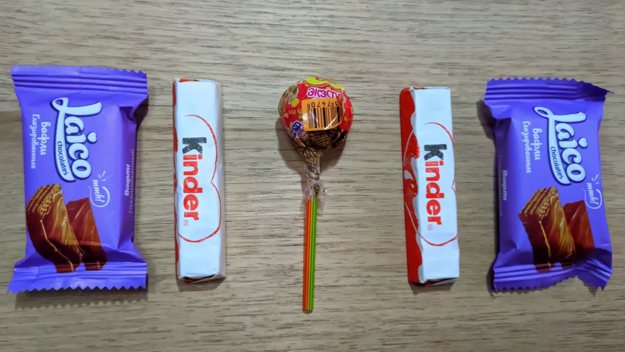 Kinder chocolate, Lollipops, Jaico - YouTube