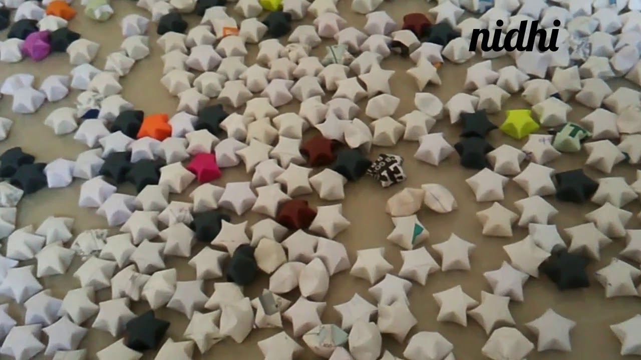 Handmade Paper Star Collection || Paper Stars || - YouTube