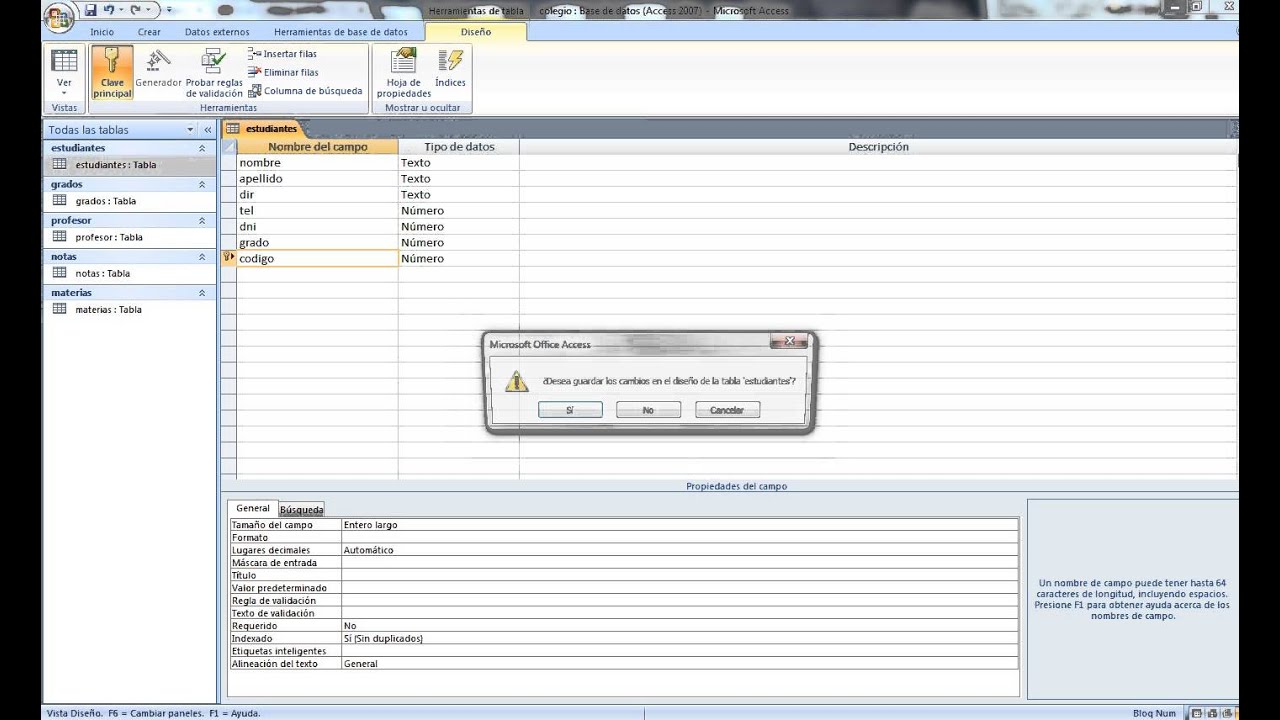 Indices En Access Youtube