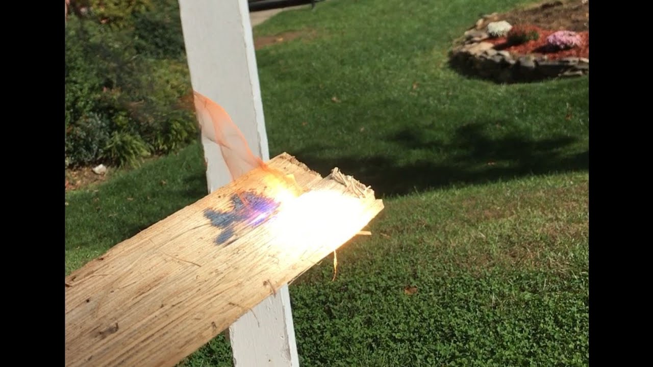 Instant Fire from Sunlight, DIY Solar Water Heater - YouTube