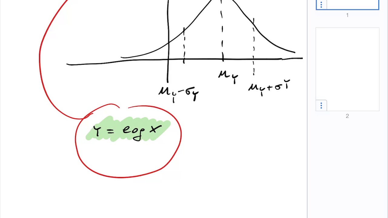 La Distribuzione Lognormale - YouTube