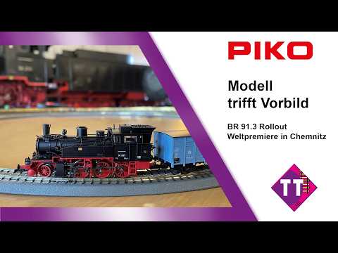 🚂 Weltpremiere der BR 91.3 in Spur TT | Modell trifft Vorbild in Chemnitz