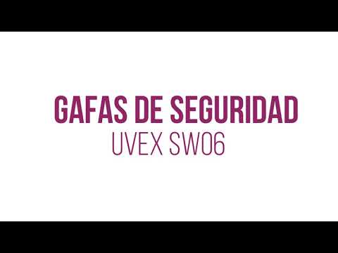 Gafas de seguridad industrial UVEX SW06 - YouTube