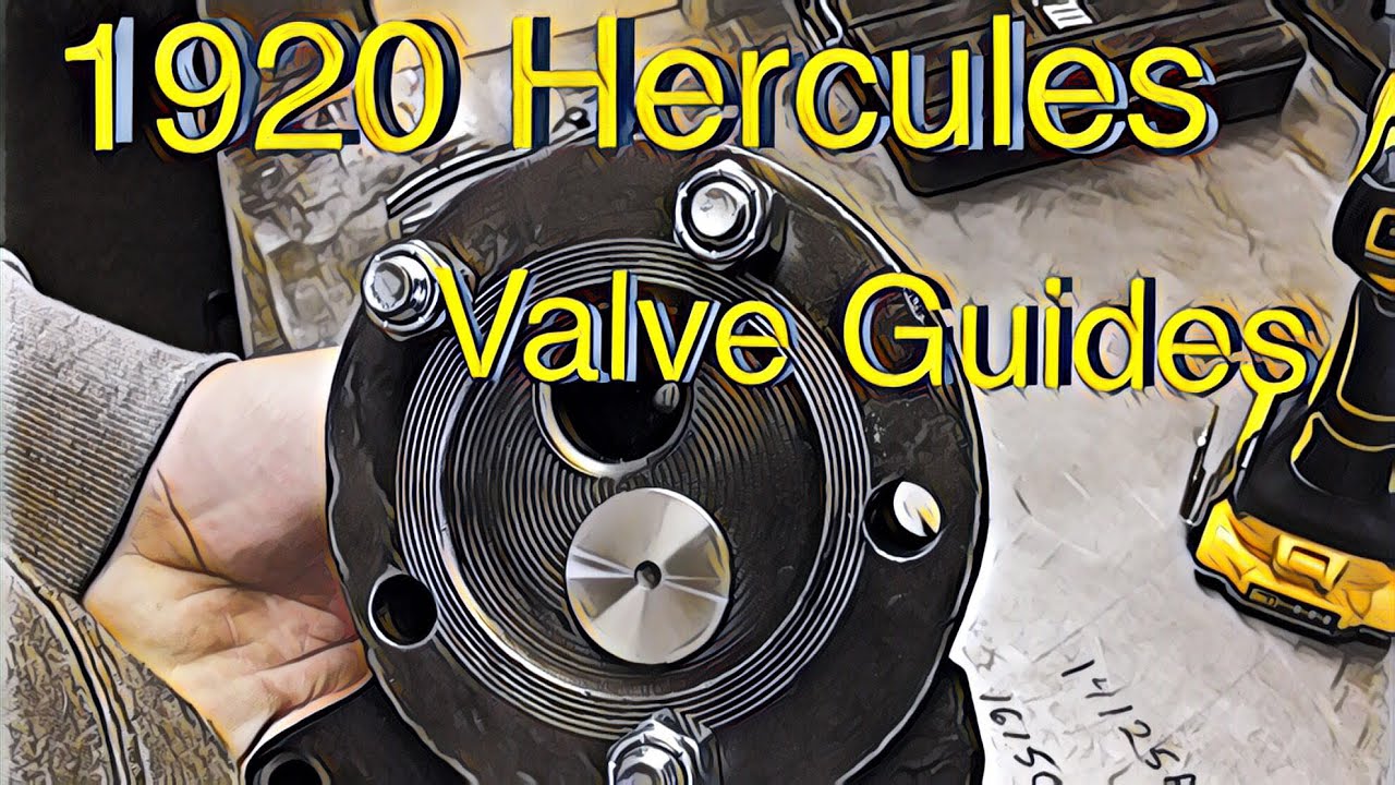1920 1.5 hp Hercules Restoration Valve Guides - YouTube