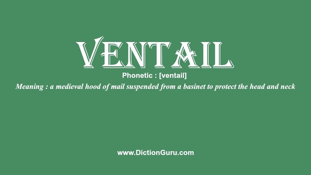 How to Pronounce ventail with Meaning, Phonetic, Synonyms and Sentence ...