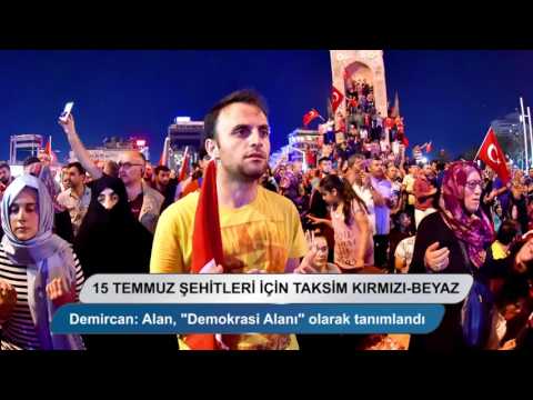 Ahmet Misbah Demircan - 15 Temmuz Şehitleri İçin Taksim Kırmızı-Beyaz
