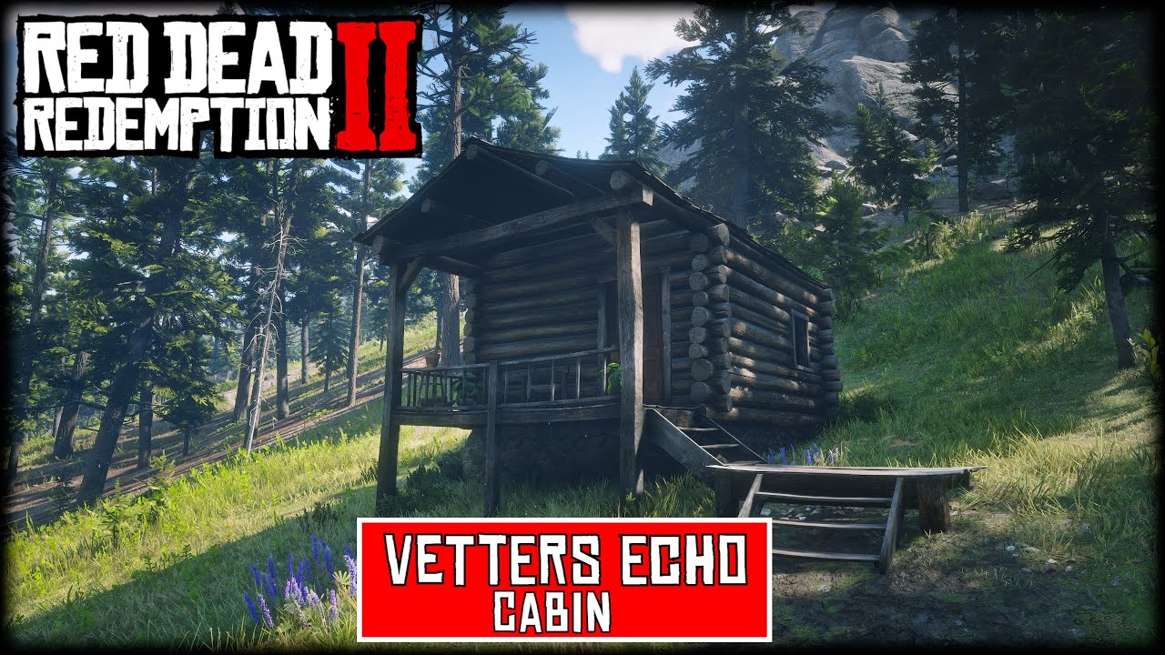 Red Dead Redemption 2 - Vetters Echo Cabin - YouTube