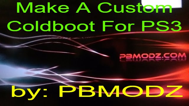 Making A Custom Coldboot For CFW PS3 - YouTube