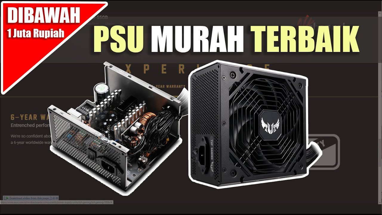 PSU Murah terbaik dibawah 1 Juta! - YouTube
