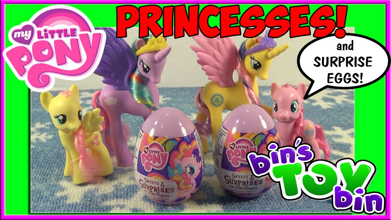 My Little Pony Princess Sterling & Gold Lily + MLP Surprise Eggs ...