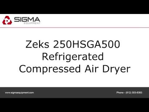 Zeks 250HSGA500 Refrigerated Compressed Air Dryer
