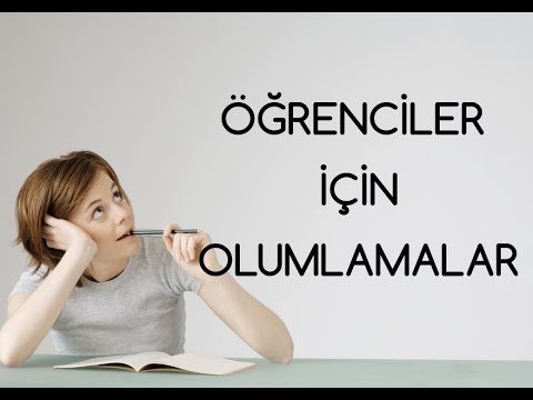 Öğrenciler İçin Olumlamalar