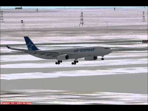 Air Transat's "Azores Glider" arrives in Toronto (CYYZ) - YouTube