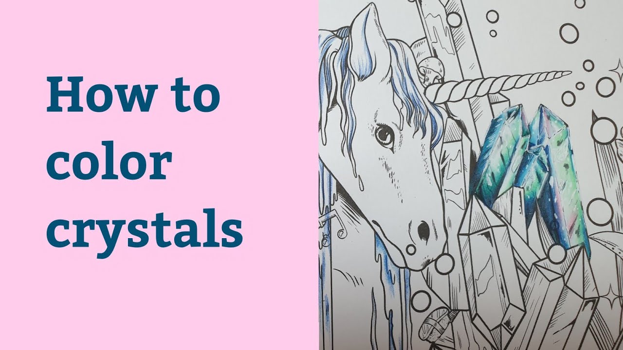 How I color crystals - YouTube
