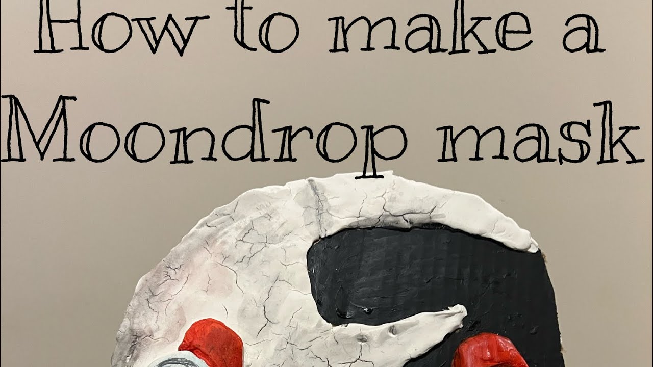 How to make a Moondrop mask | handmade Moondrop mask|easy. - YouTube