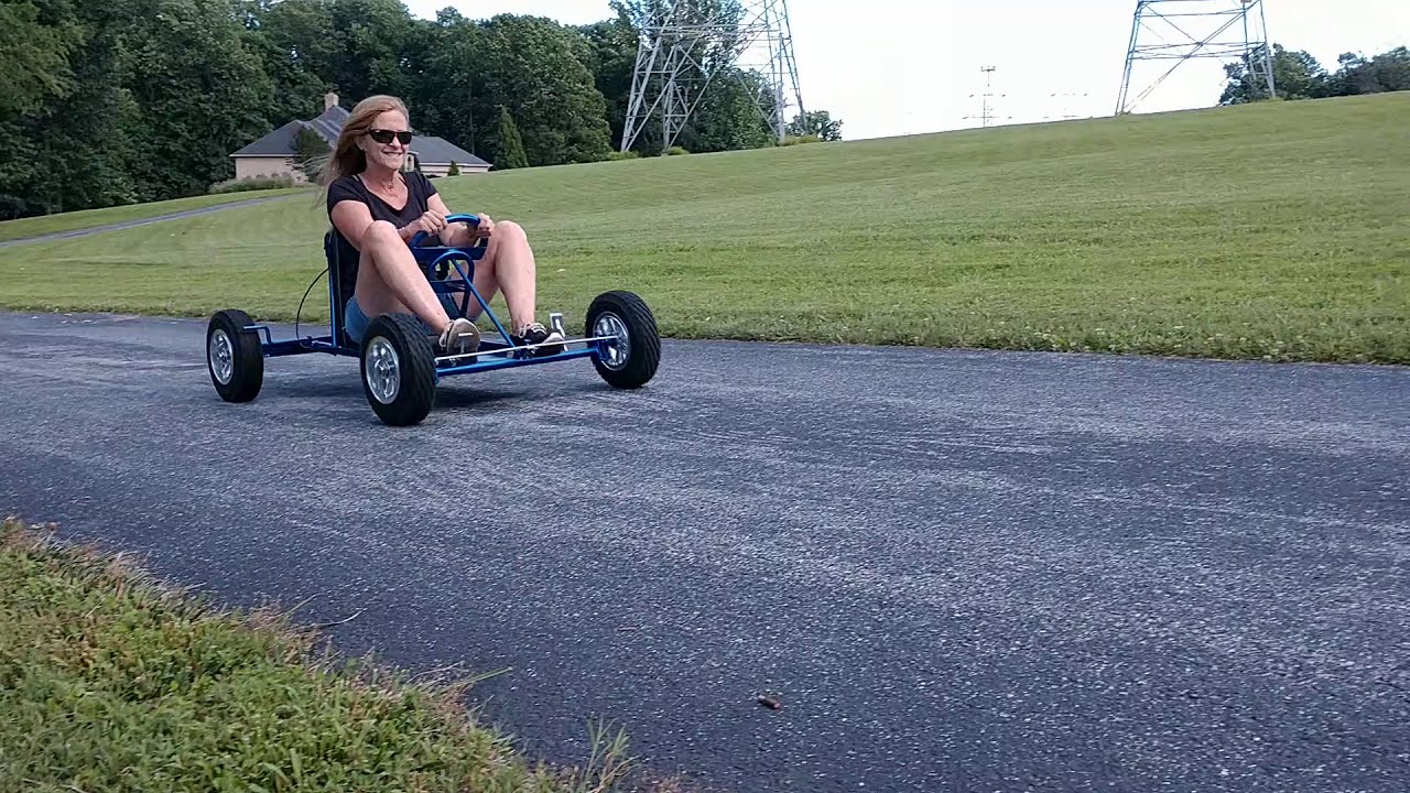 1968 Rupp Go Kart (Restored and Modified) drive by. - YouTube