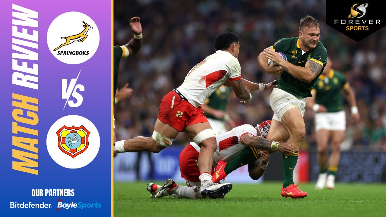 SPRINGBOKS SEE OFF SPIRITED TONGA! | South Africa vs Tonga Review - YouTube