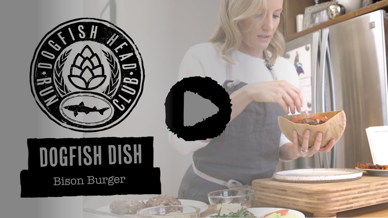 Dogfish Dish with Shalane Flanagan - 90 Minute IPA paired with a Bison ...