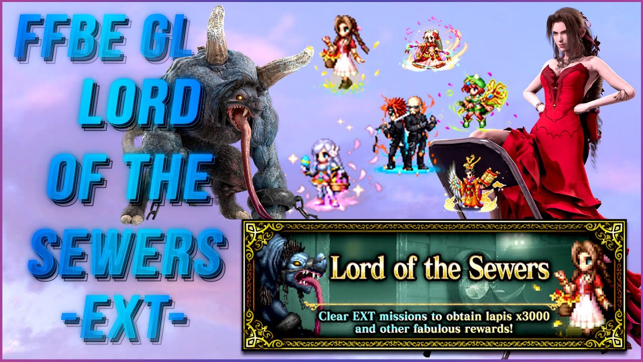 FFBE another Aerith Carry for -EXT- Lord of the Sewers with Marie ...