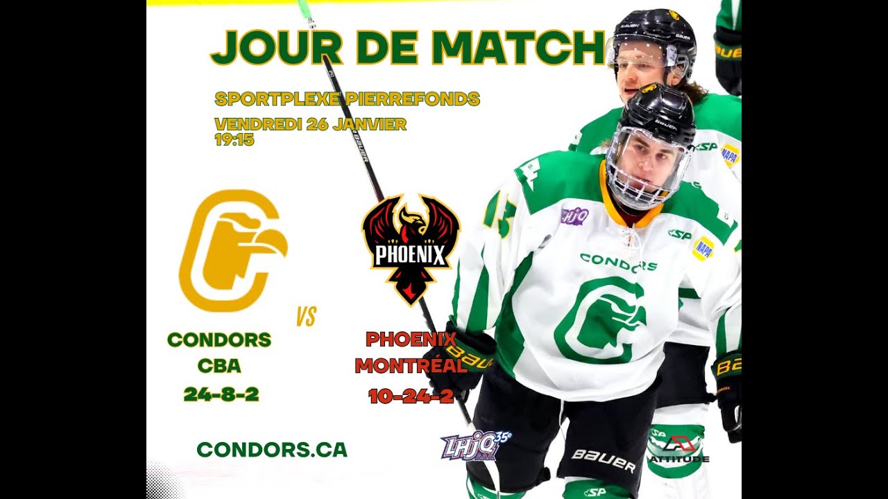 #35- W24 Condors CBA 3 Phoenix Montréal 2 - YouTube
