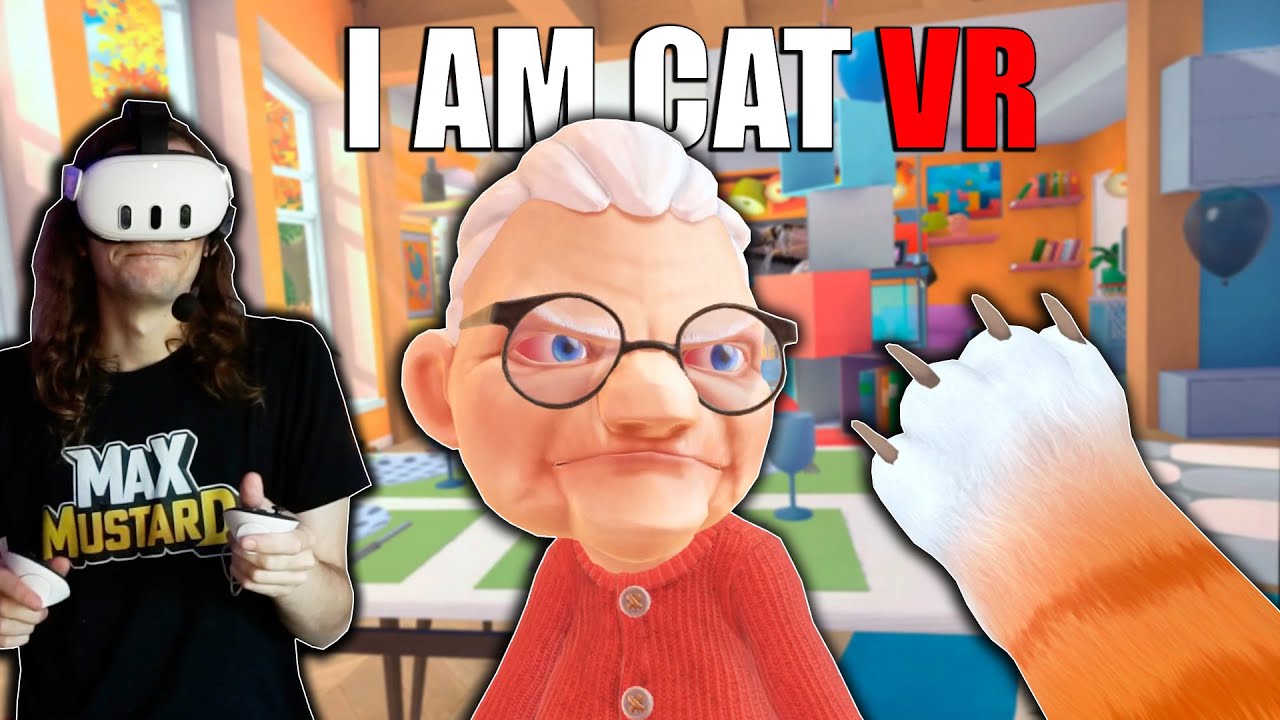 I Bullied an Evil Grandma in I am Cat VR on Quest 3 - YouTube