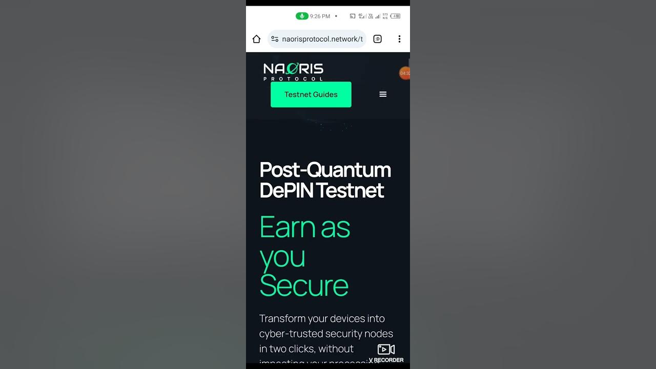 Naoris protocal depin gi project anouba airdrop, referal code makhda - YouTube