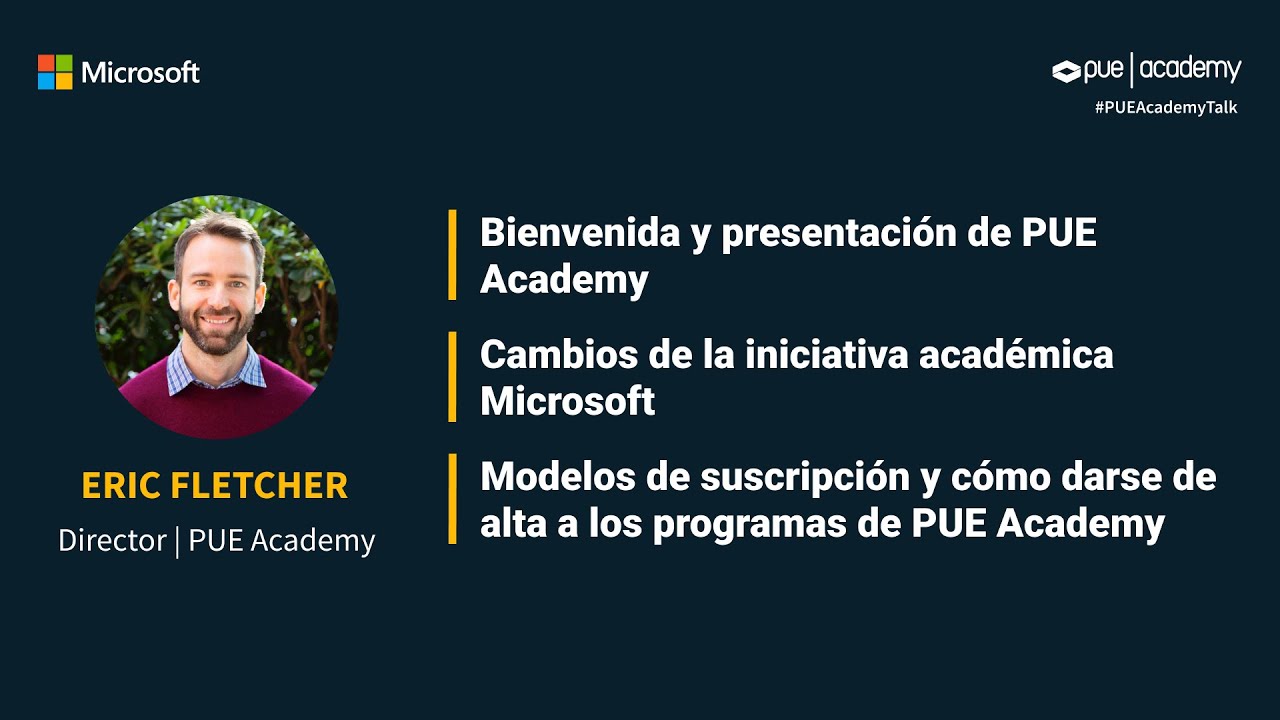 Webinar Microsoft Learn for educators - Bienvenida y presentación - YouTube