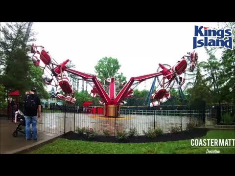 Shake, Rattle & Roll Daytime Full Off-ride Cycle -Kings Island - YouTube