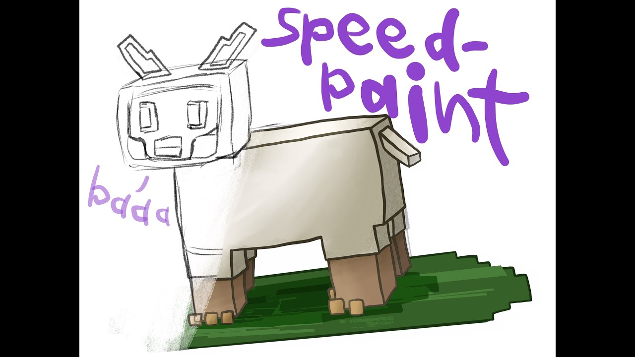 Minecraft Sheep + Furby Speedpaint - YouTube