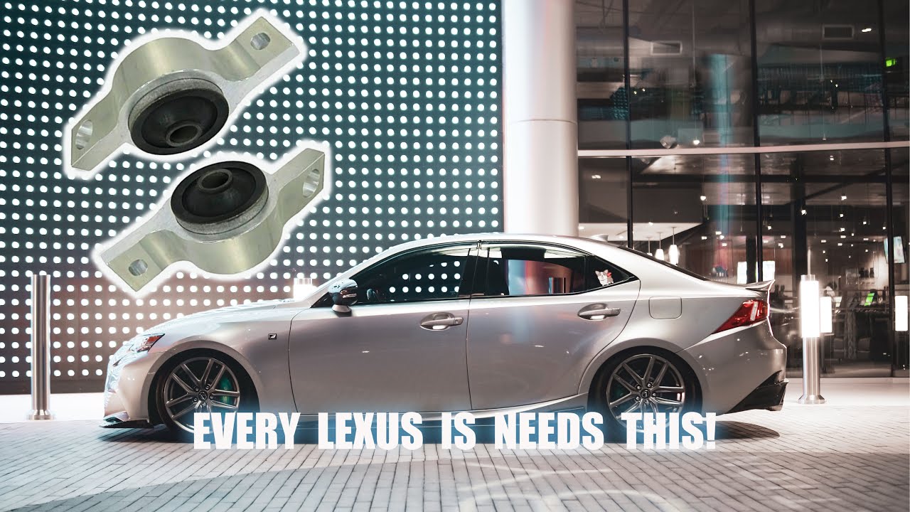 Lexus IS/RC/GS OEM+ LCA Bushings - YouTube