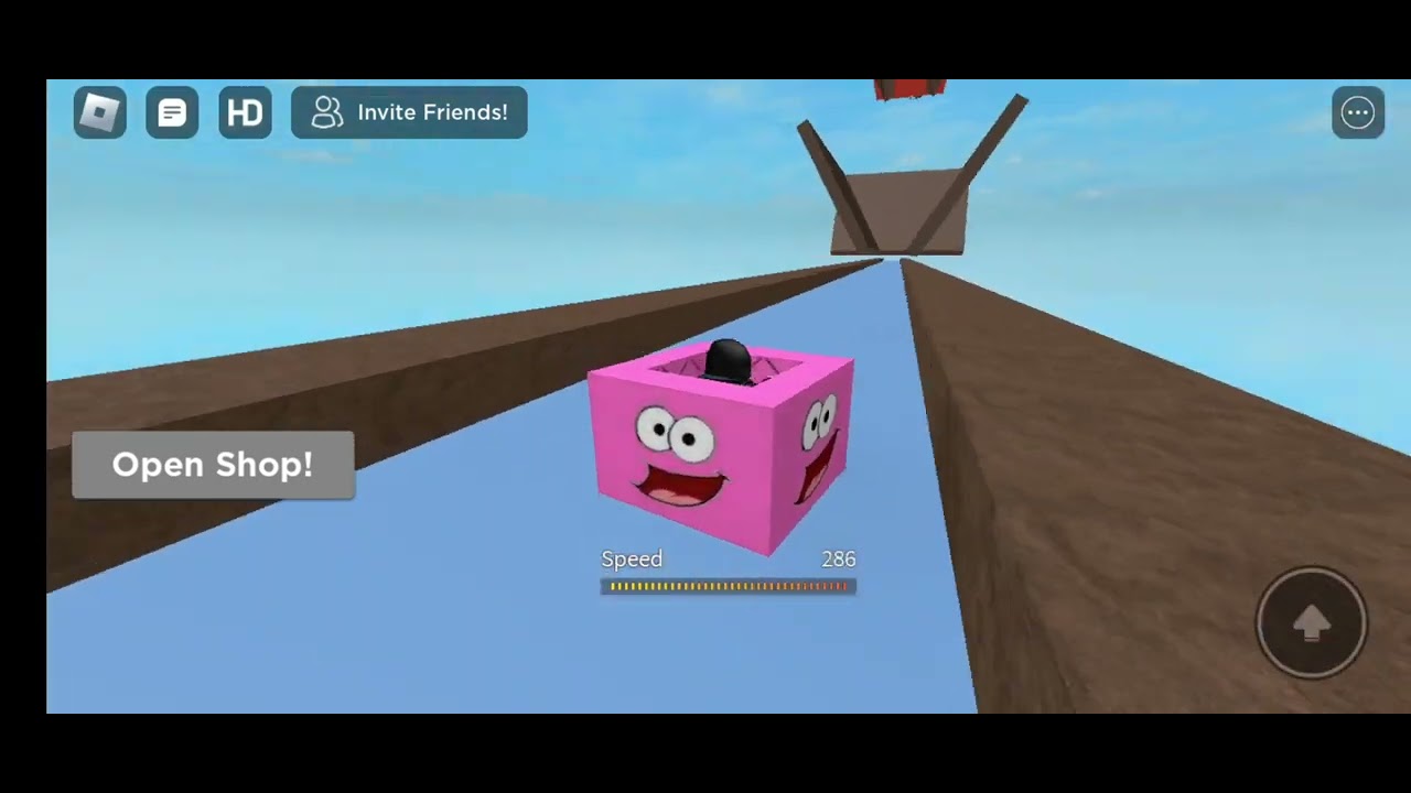 Roblox RIDE a box down a slide - YouTube