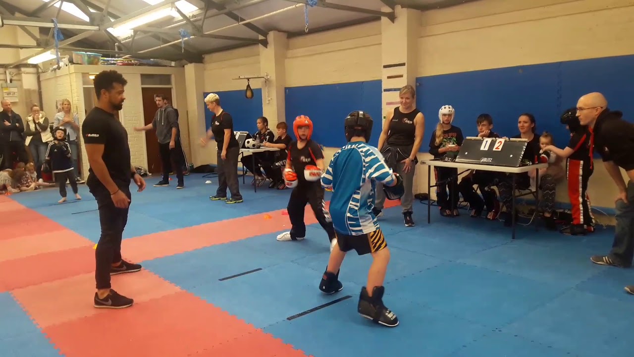 Sam winning kick boxing tournament - YouTube