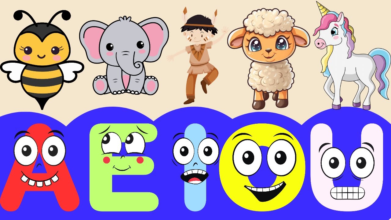 Vamos Aprender o AEIOU | Vogais | Educação Infantil - YouTube