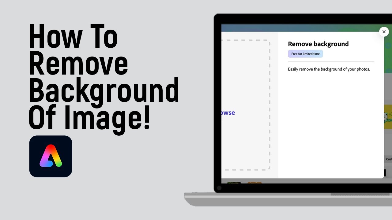 How to Remove Background of Image in Adobe Express [easy] - YouTube