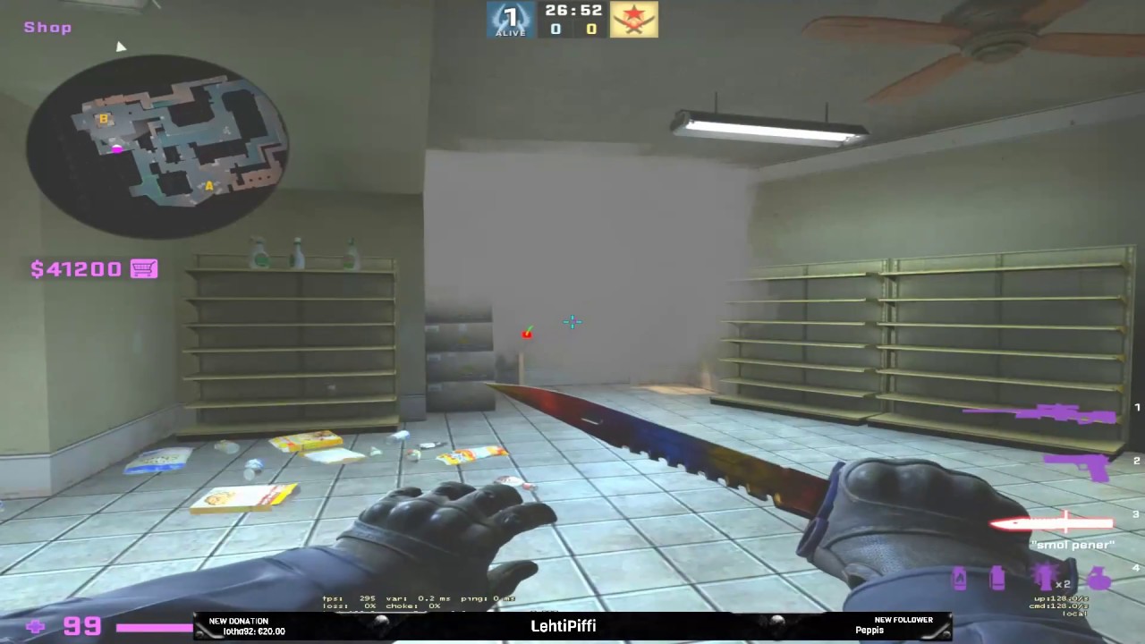 Easy Mirage B window smoke 128tick - YouTube