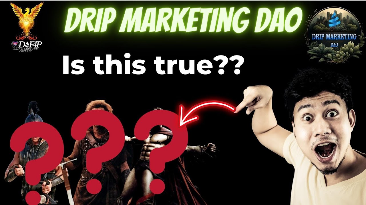Drip Network Drip Marketing DAO Origin Story something big is coming - YouTube