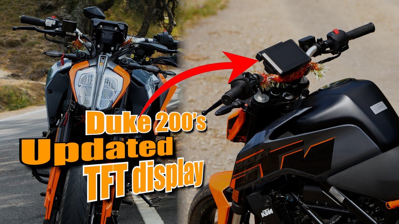KTM Duke 200 TFT Display UPGRADE! Is It Worth? - YouTube