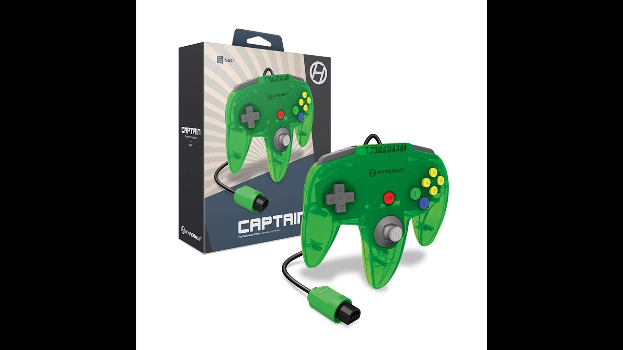 Novo controle para Nintendo 64: Captain Hyperkin - YouTube